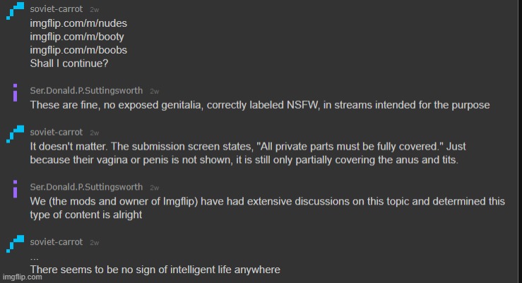 Image tagged in imgflip,mods - Imgflip