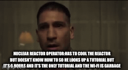 When the reactor needs cooling but the operator doesn’t know how to ...