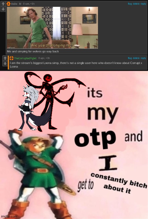 Image tagged in it's my one true pair - Imgflip