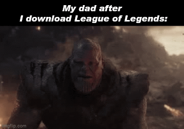 thanos fading - Imgflip