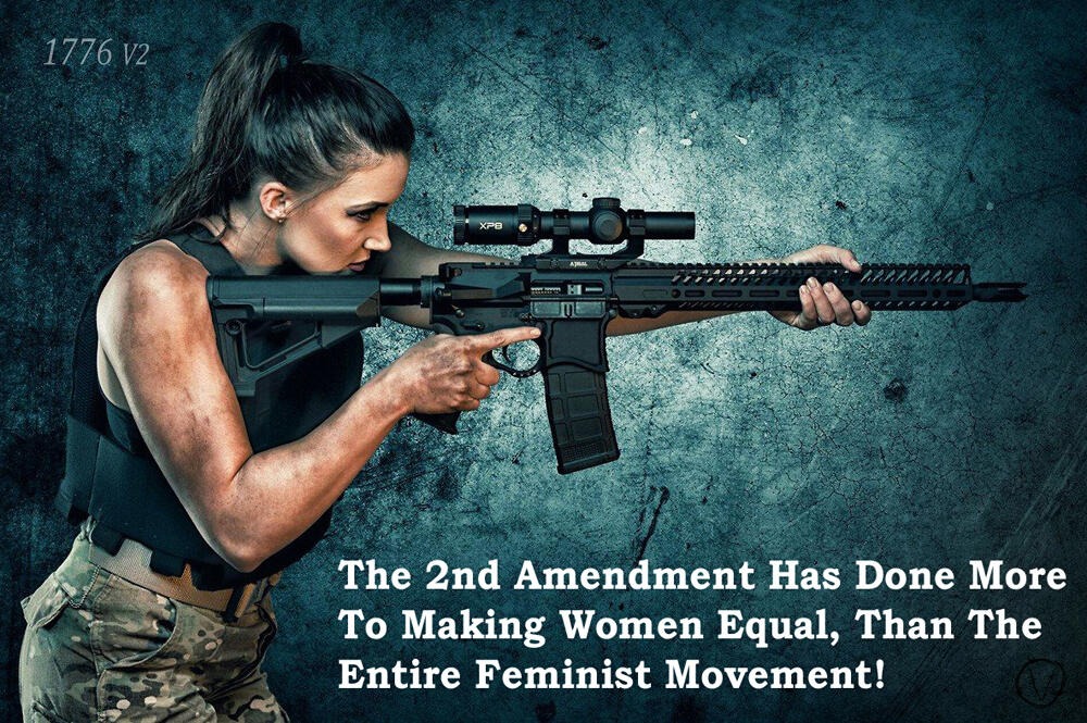 The 2nd Amendment: Making Women Equal Since 1776 - Imgflip