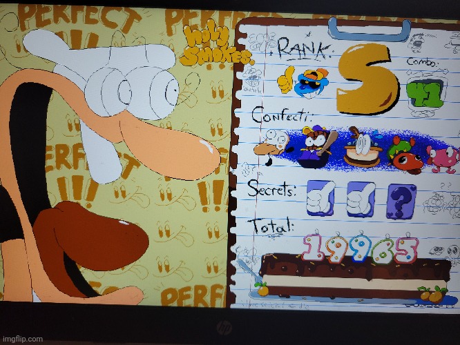 every time i hear "holy smokes" i think of the old lady from spongebob ...