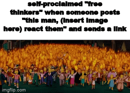 Simpsons Angry Mob - Imgflip