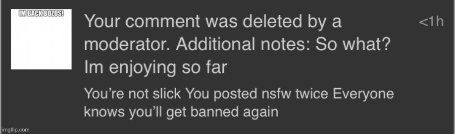 He admitted to enjoying posting that sick crap - Imgflip