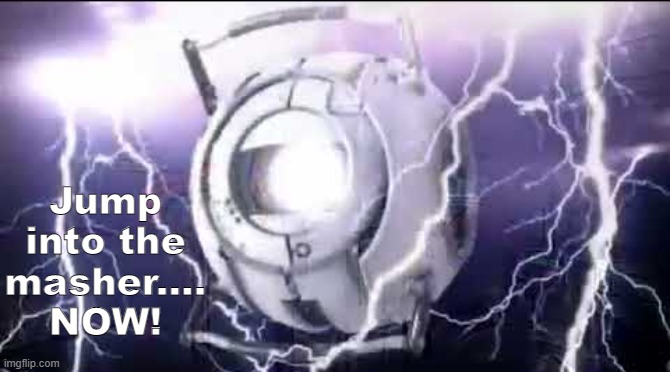 Portal 2 moment of all time. - Imgflip