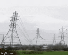 This gif has NO SOUND!!! But when the tower hits the ground, 95% of ...
