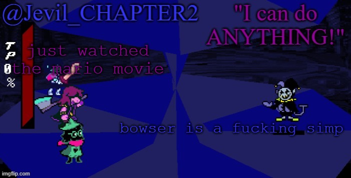 Jevil's Deltarune Template - Imgflip