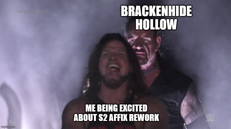 Undertaker teleports behind AJ Styles - Imgflip