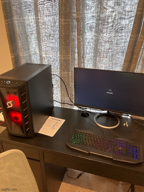 I got my tower today (moved it under after i took the picture) W or L ...