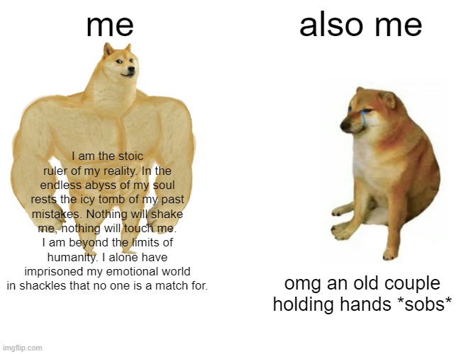 Buff Doge vs. Cheems Meme - Imgflip