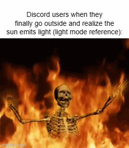 skeleton burning - Imgflip