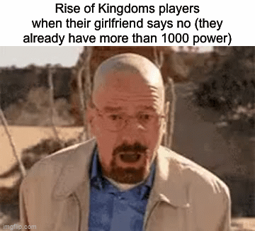 Rise of Kingdoms be like - Imgflip