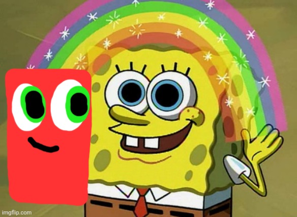 Shape School Rectangle & Spongebob SquarePants rainbow - Imgflip