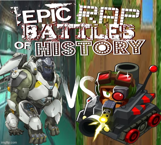 But actually epic idea here. Two monkeys that both have guns and are ...