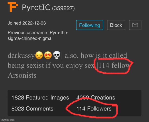 No way!1!1! I couldn’t read it from the follower count - Imgflip
