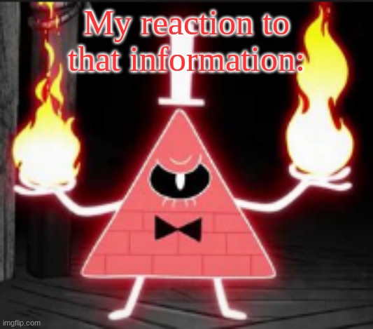 Bill_Cipher's announcement temp but he's mad - Imgflip