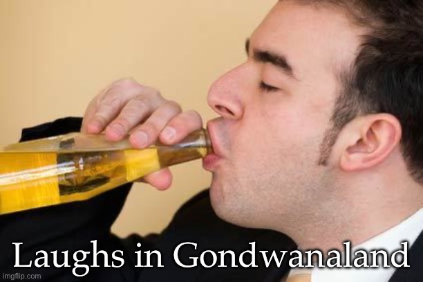 Image tagged in chugging drinking bottled beer jpp gondwanaland - Imgflip