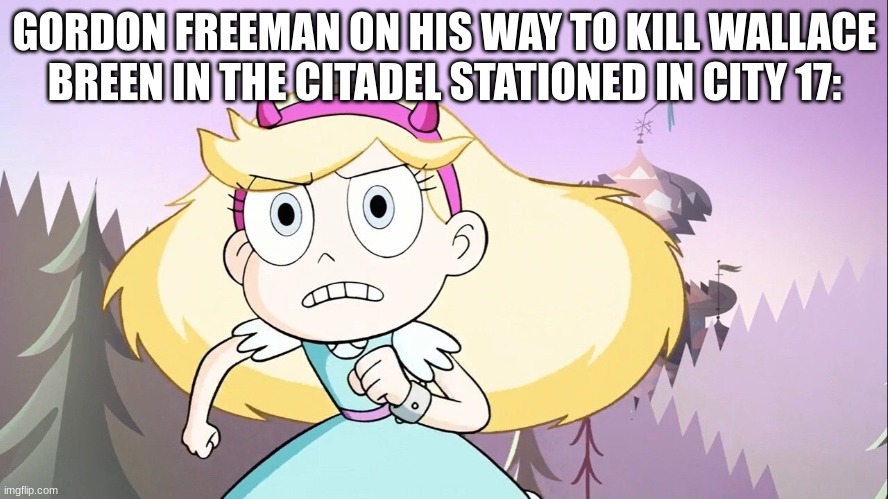 Star Butterfly Running - Imgflip