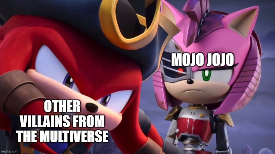 Image tagged in sonic prime's dread knux and rusty rose - Imgflip