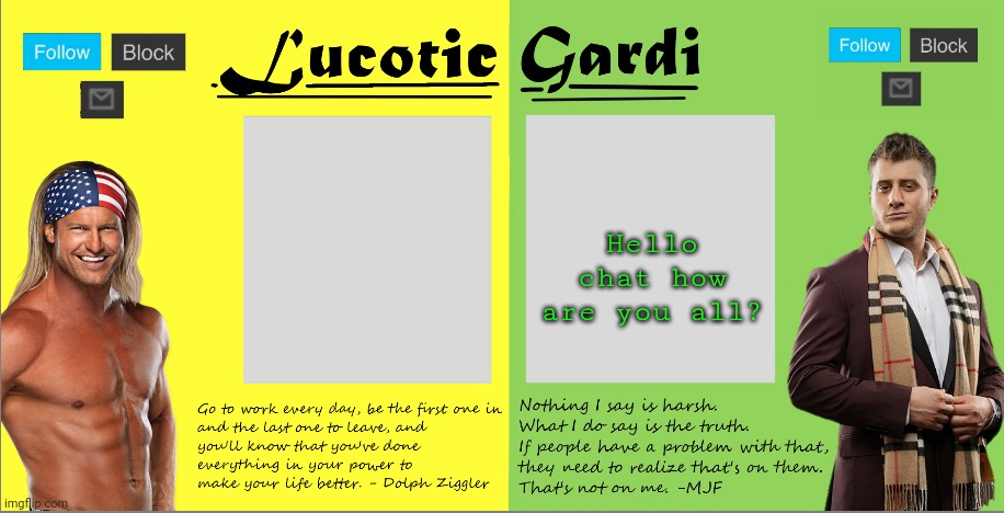 LucotIC/Gardi joint wrestling Announce Temp - Imgflip