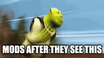 Shrek running - Imgflip