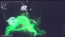 Skeleton casting spell - Imgflip