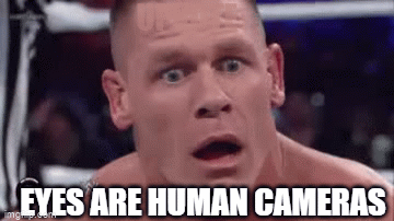 eyes are human cameras - Imgflip