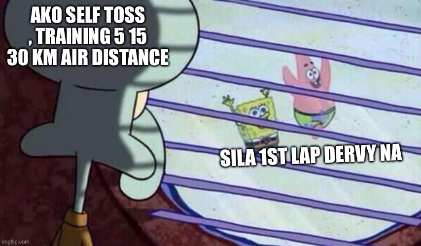 Spongebob looking out window - Imgflip