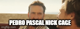 Pedro Pascal Nick Cage - Imgflip
