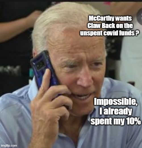 The Graft portion of Covid Relief is LONG GONE - Imgflip