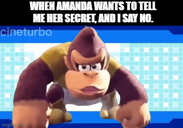 DK vs Amanda - Imgflip