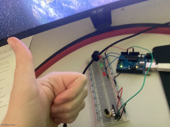 Got a throttle wired up (thumb reveal) - Imgflip