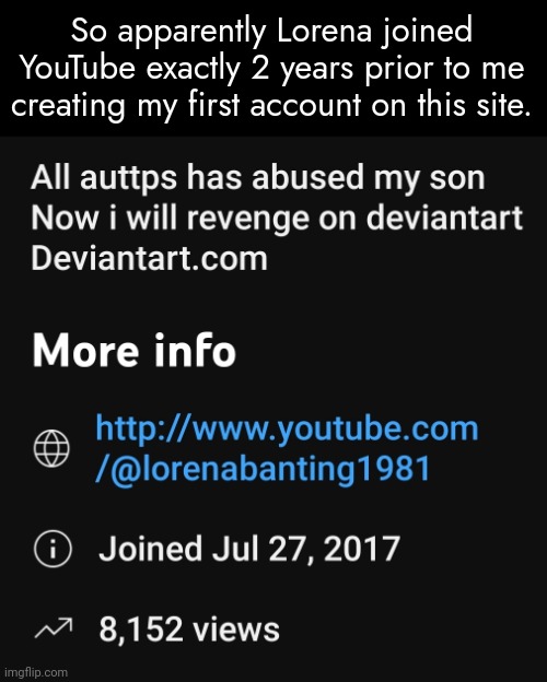 And considering the description, I think Lorena is the closest we'll ...