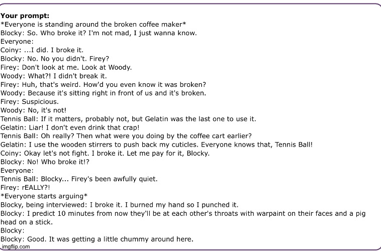 Hey guys, for a prank, breaks coffee maker and make everyone else blame ...