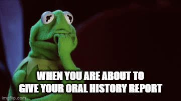 I'm about to give my report in 10 minutes... - Imgflip