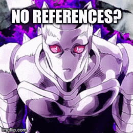 No references? - Imgflip