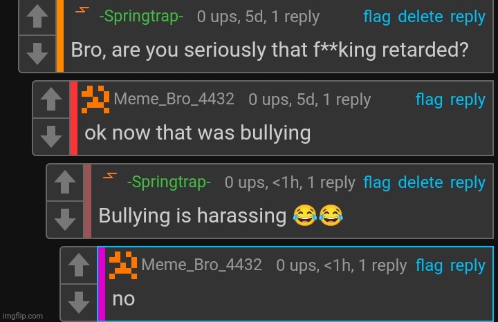 Does this guy have no brain, or what? XD - Imgflip