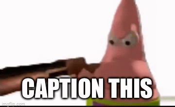 Patrick holding gun - Imgflip