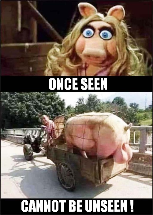 Miss Piggy Can't Believe Her Eyes ! - Imgflip