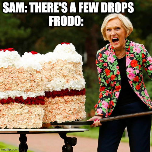 Mary Berry Big Cake - Imgflip