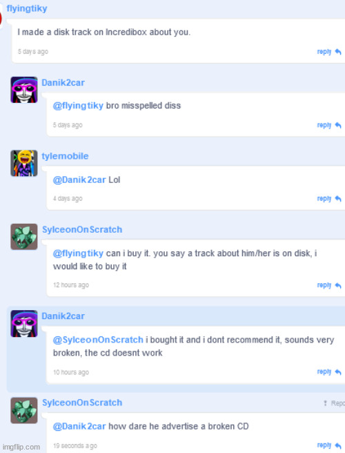 the incredibox scratch community is silly - Imgflip