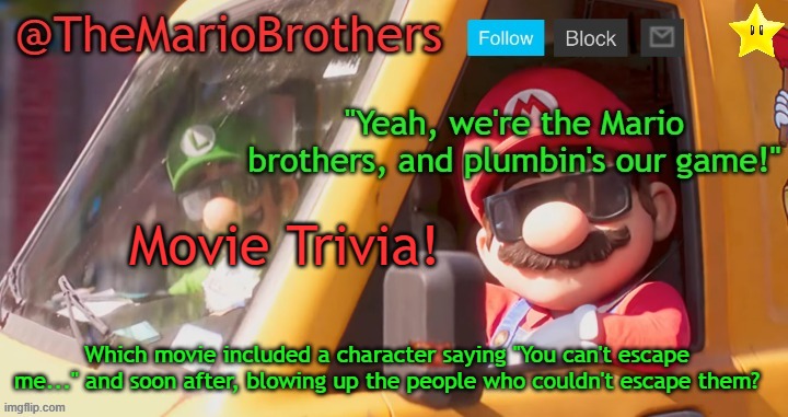 No hints, since this is pretty easy. (...if you've seen it.) - Imgflip