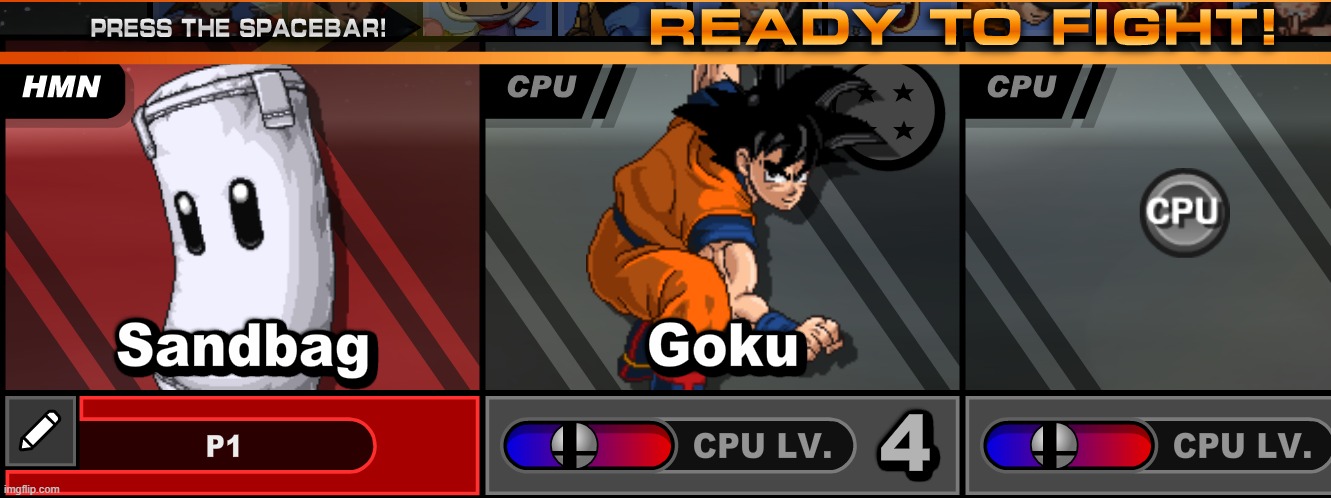 time to see if Sandbag can best Goku - Imgflip