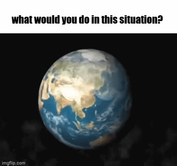 what would you do in this situation (mod note: die) - Imgflip