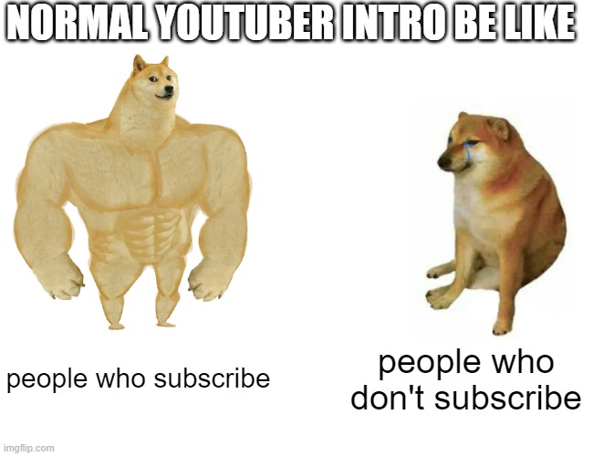 Buff Doge vs. Cheems Meme - Imgflip