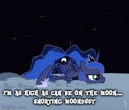 Princess Luna high - Imgflip