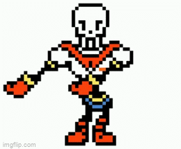 Papyrus flossing undertale - Imgflip