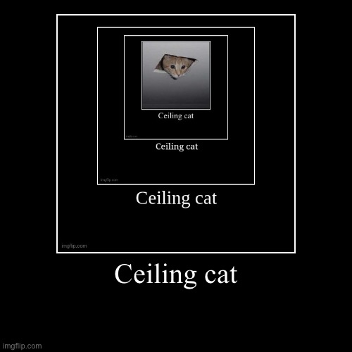Ceiling cat Blank Template - Imgflip