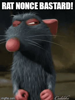 Rat nonce bastard - Imgflip