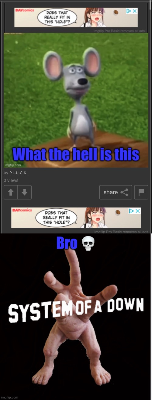 Image tagged in hand creature - Imgflip